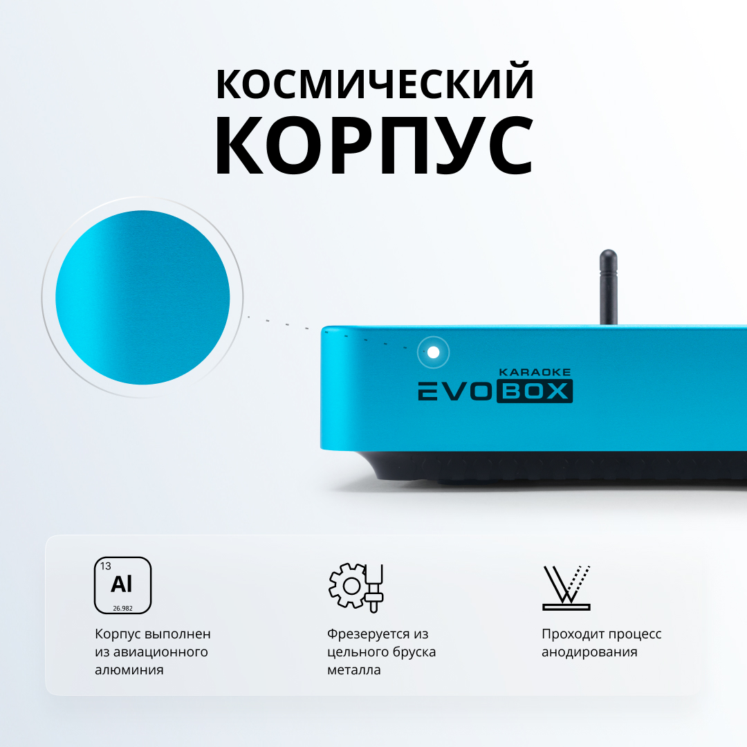 EvoBox Classic - караоке с 2 микрофонами
